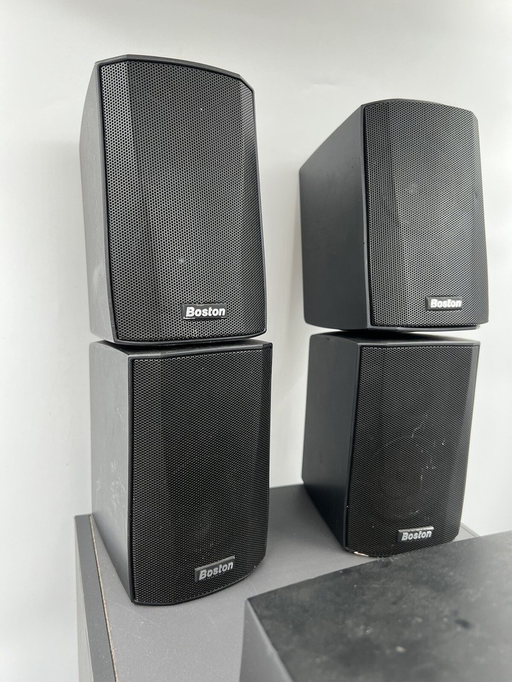 Boston Surround Sound Speaker Set - 5 + Sub - Micro110X, Micro110C ...