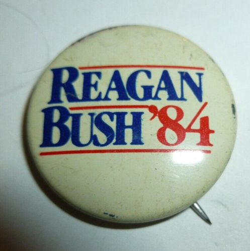 Vintage Original Reagan Bush 1984 Election Presidential Campaign Pin | eBay