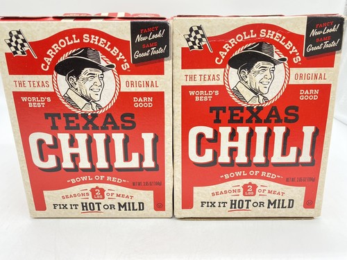 Carroll Shelby's Original Texas Chili Mix Kit, 8/3.65 Ounce Boxes BB:09 ...
