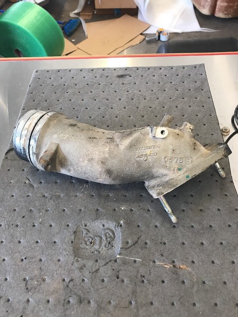 06 07 2006 2007 GMC Sierra 6.6 Duramax Turbo LBZ Intake Pipe 897386280 ...