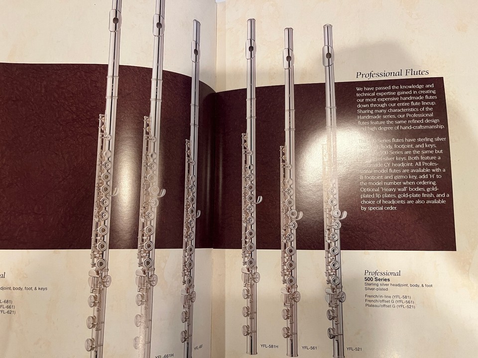 YAMAHA FLUTES PICCOLOS INSTRUMENT VINTAGE CATALOG RARE | eBay