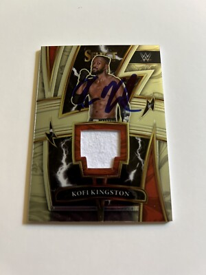 Kofi Kingston WWE Signed 2022 Select Relic Card # SP-KKG | eBay