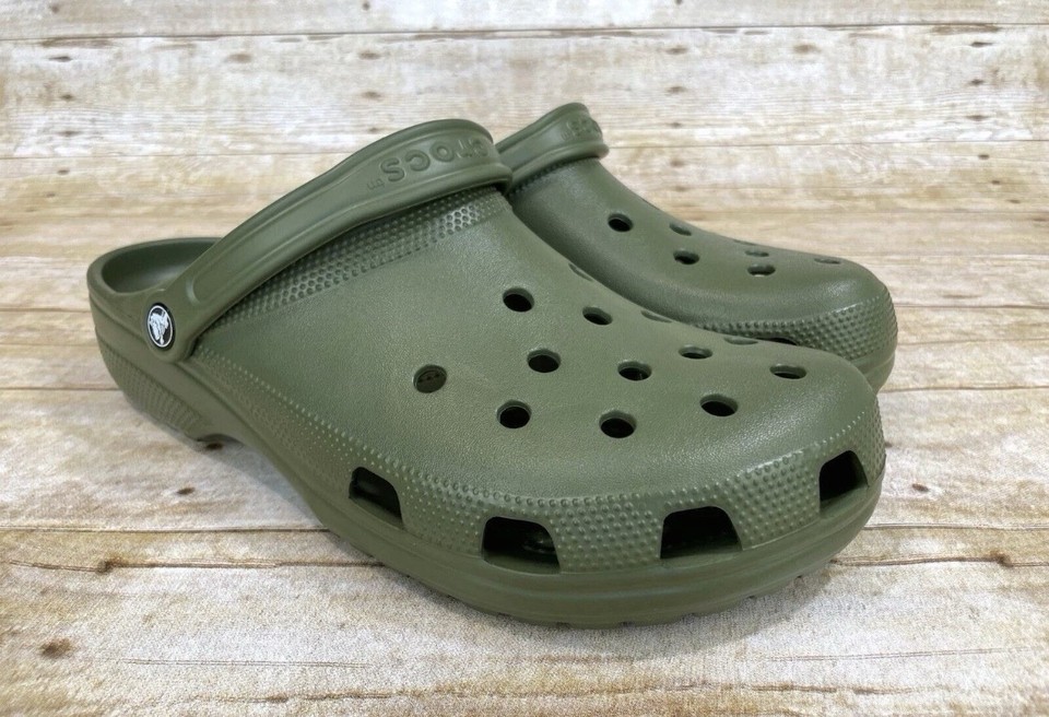 Crocs classic clog Army Green 5 Men’s - 7 Women’s Fast Shipping Unisex ...
