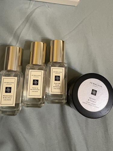 Jo Malone Perfume Sample 4 Jo Malone Perfumes Set 0.3oz 9 ml Set | eBay
