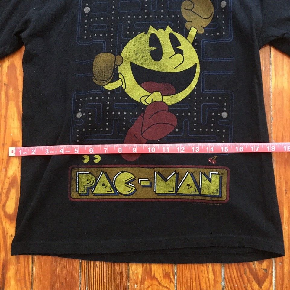 Unisex Black Pac Man Short Sleeve T Shirt Size S | eBay