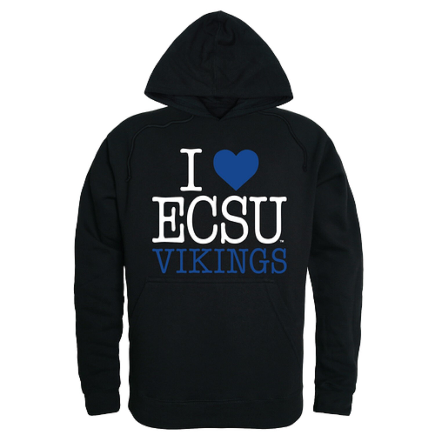 Elizabeth City State University Vikings ECSU College I Love Hoodie ...