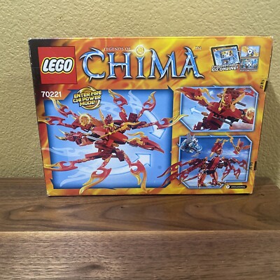 LEGO 70221 Chima Flinx's Ultimate Phoenix Set New Sealed (70221 ...