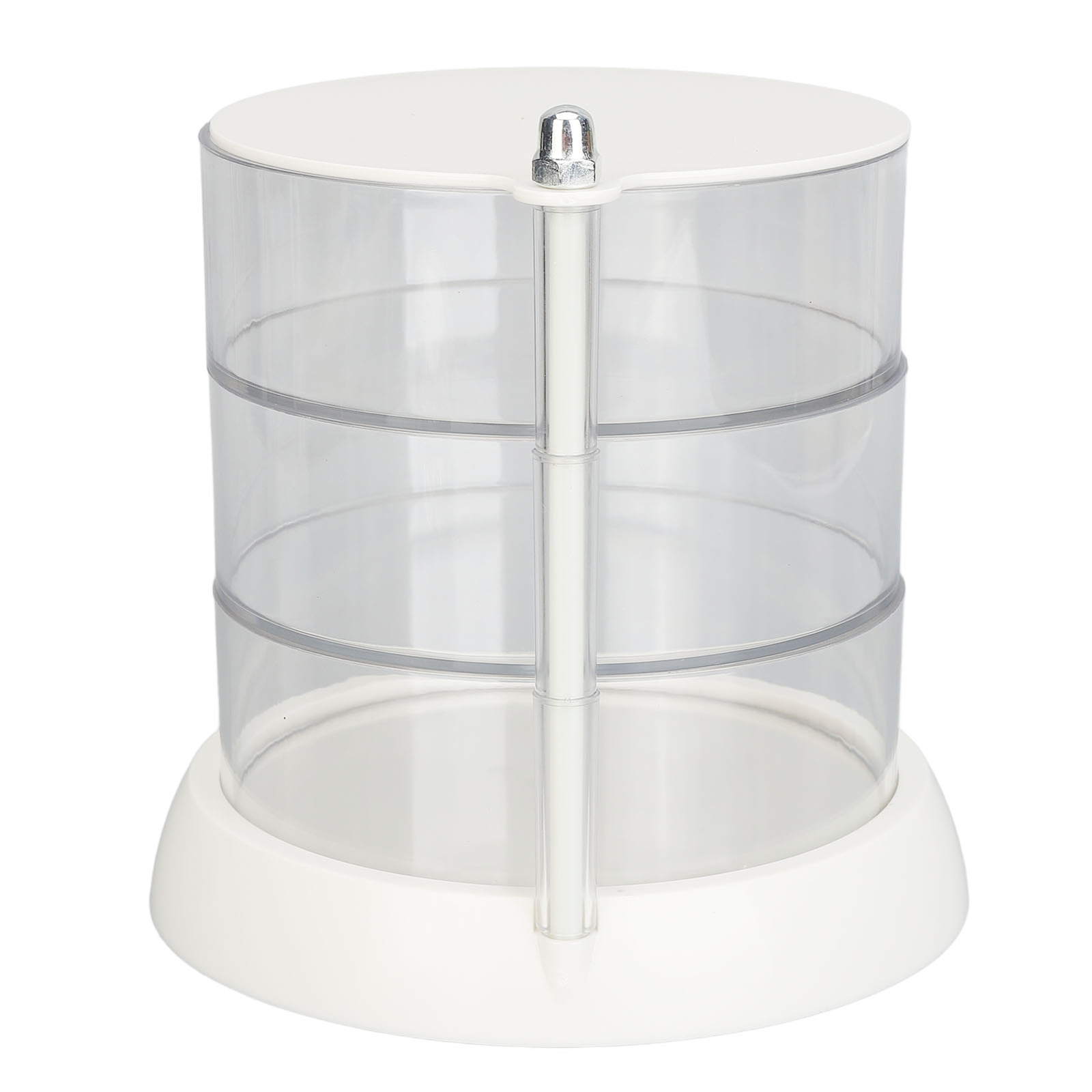 Rotating Makeup Sponge Storage Box 3 Layers Dustproof Transparent ...