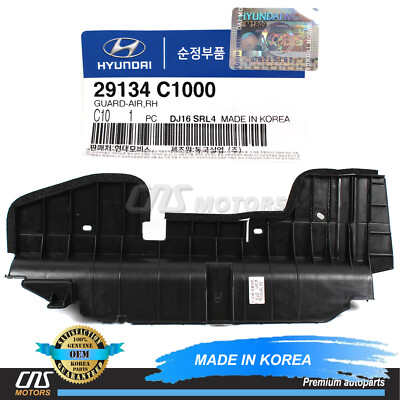 GENUINE Air Guard Radiator Shutter RH for 2015-17 Hyundai Sonata ...