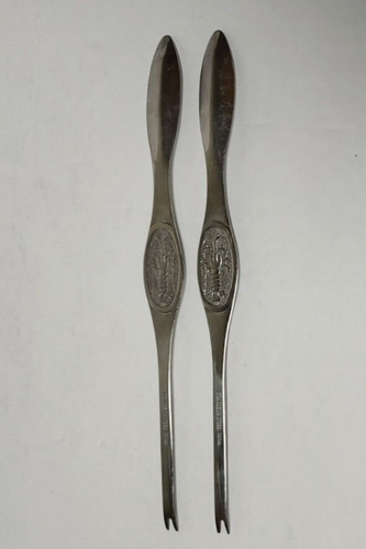 Set of 2 Stainless Steel Seafood Fork - Crab / Lobster Pick | eBay