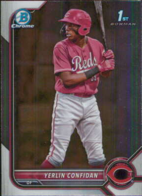 2022 Bowman Chrome Prospects #BCP-187 Yerlin Confidan Cincinnati Reds ...