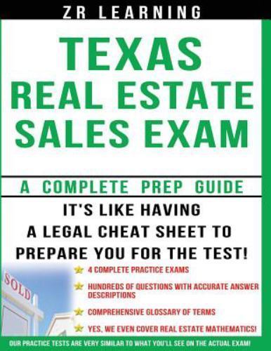 Texas Real Estate Sales Exam - 2014 Version : Principles, Concepts and ...