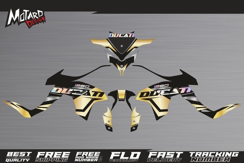Graphics Kit for Ducati Multistrada 1260 2018 2019 2020 FULL CHROME ...