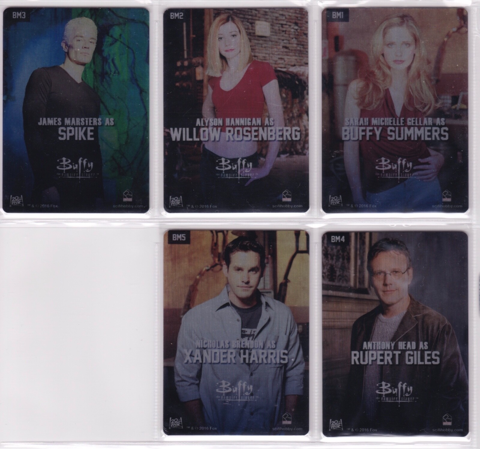 Buffy The Vampire Slayer Ulitimate Series 2, Character Metal Card Set ...