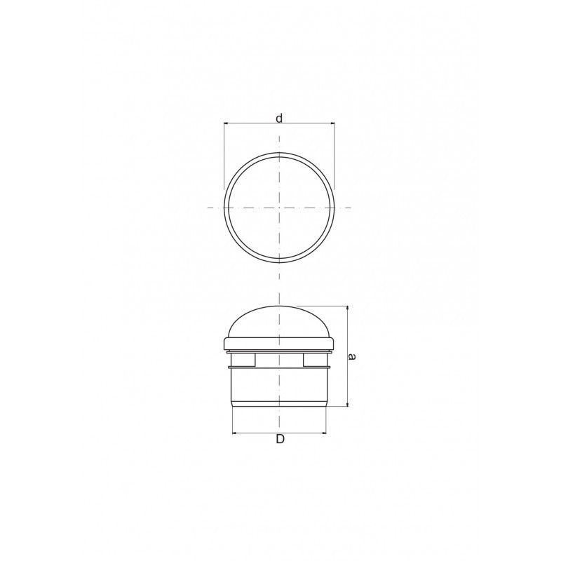 Air Admittance Valve 110mm Sol Tuyau Fin Casquette Anti- Syphon Aerator ...