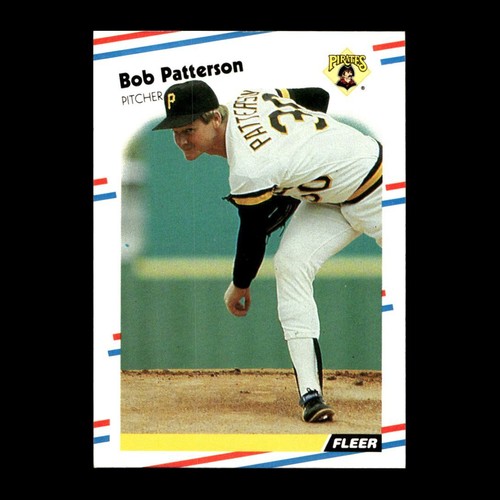 Bob Patterson 1988 Fleer Rookie Pittsburgh Pirates #337 R326T 35 | eBay