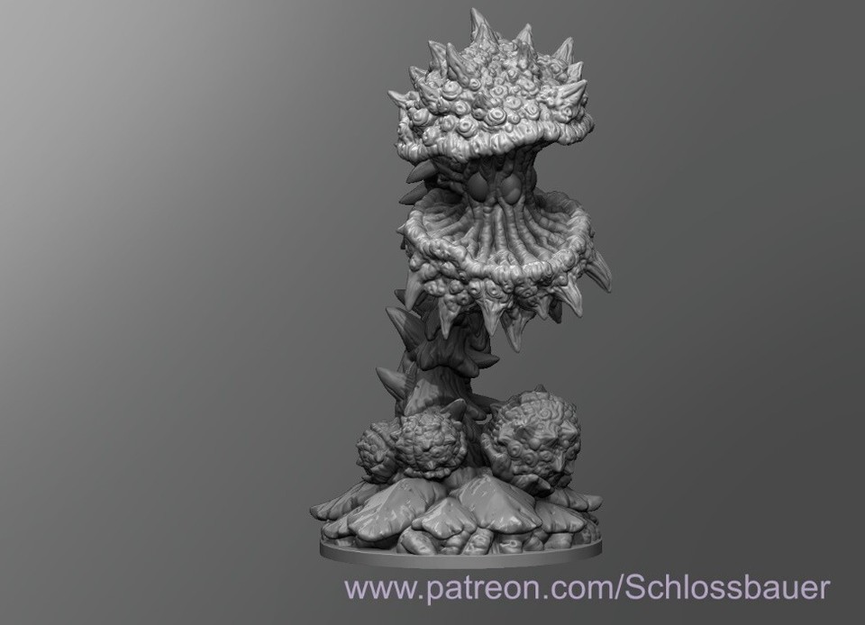 Spore Spawn Monster Manual 28mm Scale DND D&D Metroid Tabletop ...