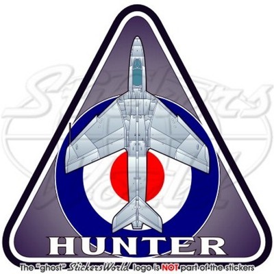 Hawker HUNTER RAF Hawker Siddeley UK Reale Aeronautica Militare Adesivo ...