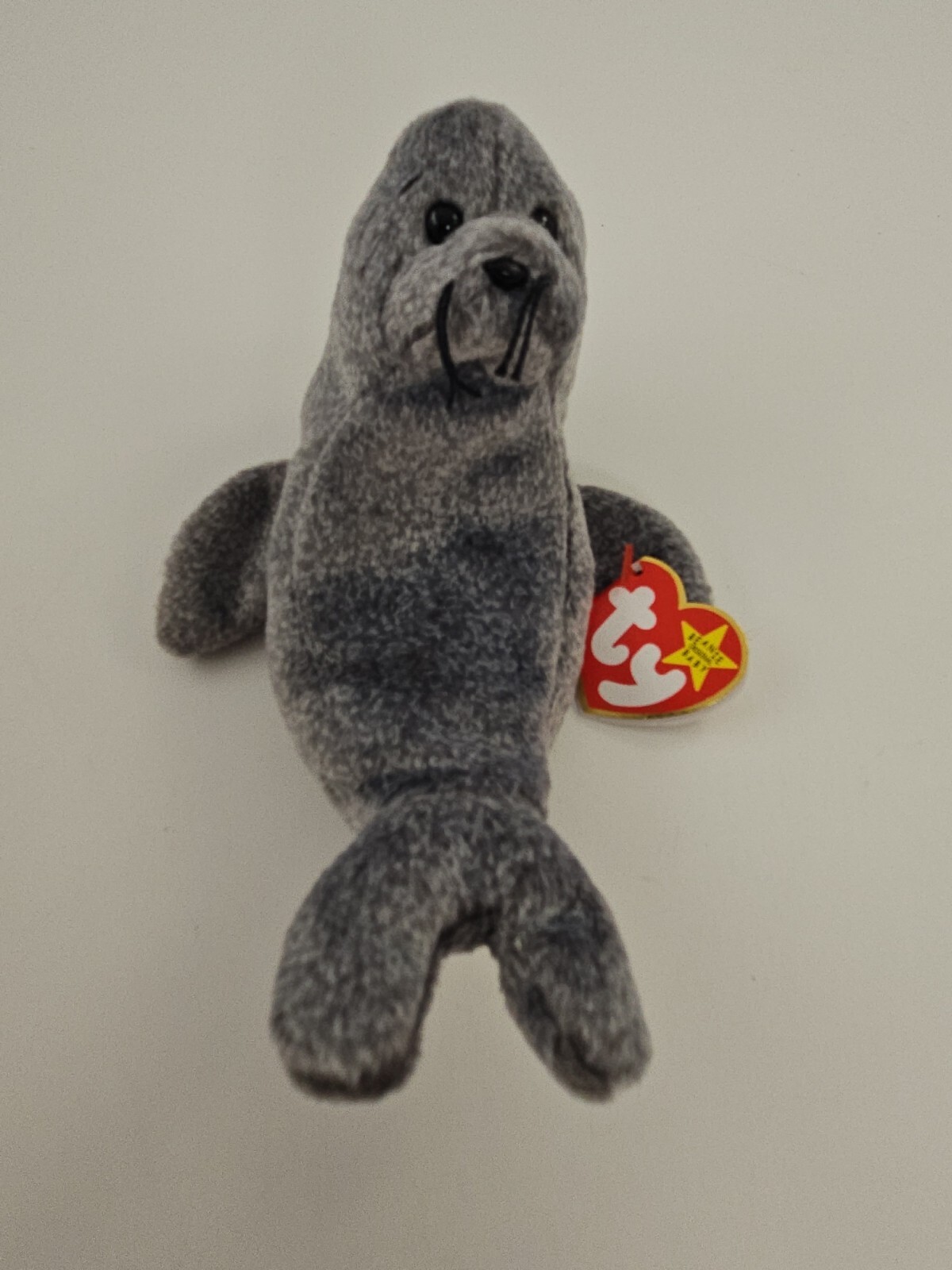 TY Beanie Baby - SLIPPERY the Seal (7 inch) - MWMTs Stuffed Animal Toy ...