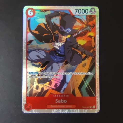 Carte ONE PIECE TCG - Sabo OP05-007 SR - English Card | eBay