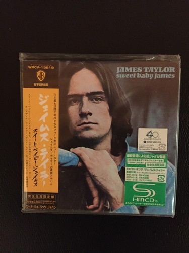 James Taylor- Sweet Baby James- Japan shm mini lp cd- Like New Copy ...