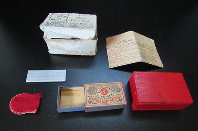 Vintage Hard To Find WOODEN Adams Magic Coin Box Magic Trick - | eBay