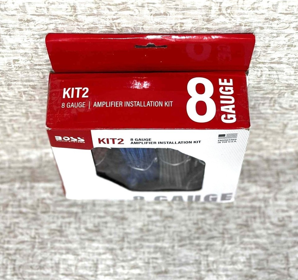 BOSS Audio Systems KIT2 8 Gauge Amp Installation Wiring Kit | eBay