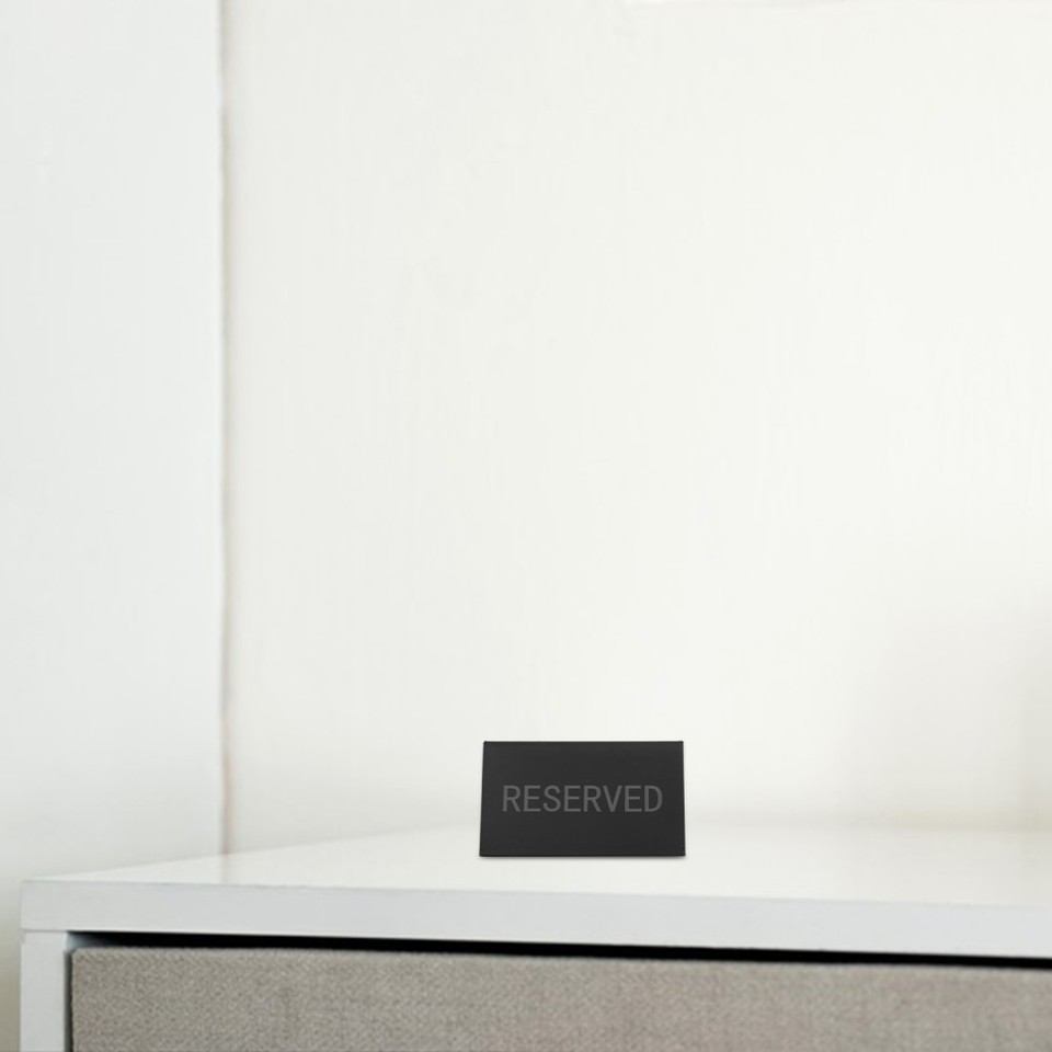 2 Pcs Reserved Sign Double Sided Large Table Signs for Wedding Event ...