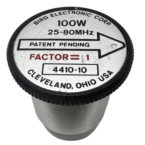 4410-10 Bird Element for 4410A Wattmeter 100W 25-80Mhz | eBay