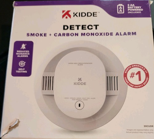 Kidde, 30CUDR, Smoke & Carbon Monoxide Detector LED Warning Light ...