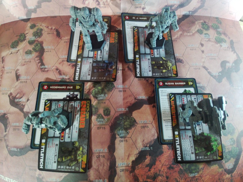 Battletech Inner Sphere Direct Fire Lance Orion Crusader Atlas Marauder ...