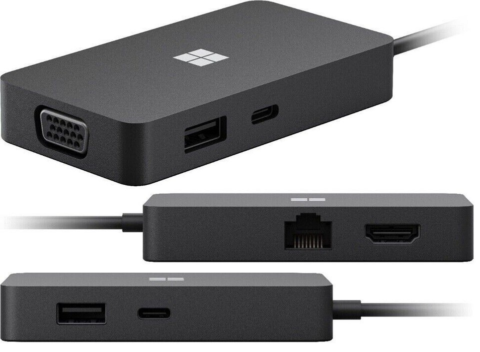 Microsoft Surface USB-C Travel Hub for Business - USB Type C Connector ...