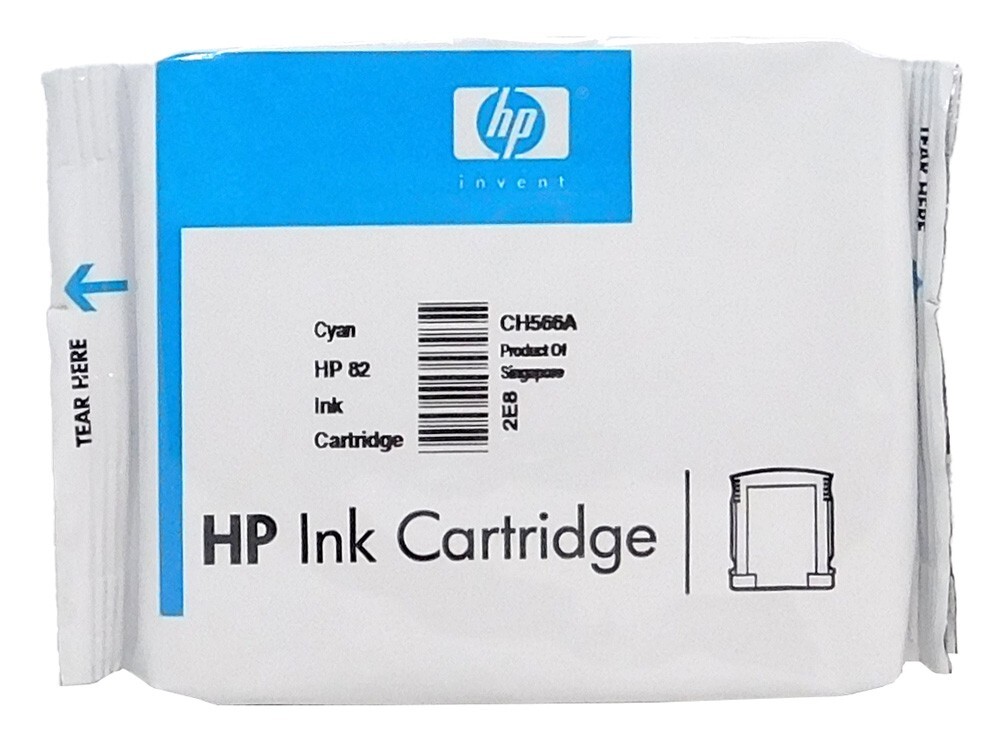 HP 82 Cyan CH566A Ink Cartridge GENUINE | eBay
