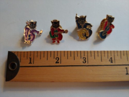 * 4 RARE 15TH MONTREAL QUEBEC JAZZ MUSIC FESTIVAL BLACK CAT PIN PINBACK ...