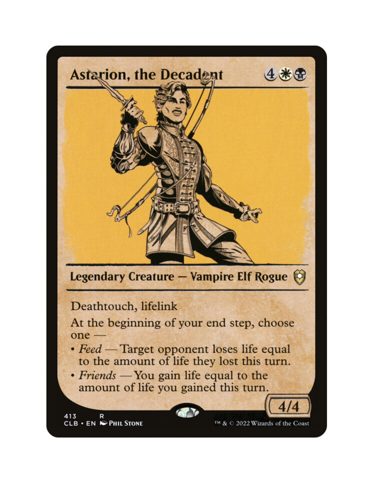 OFFICIAL Astarion Showcase Card from Baldur’s Gate MTG Series | eBay