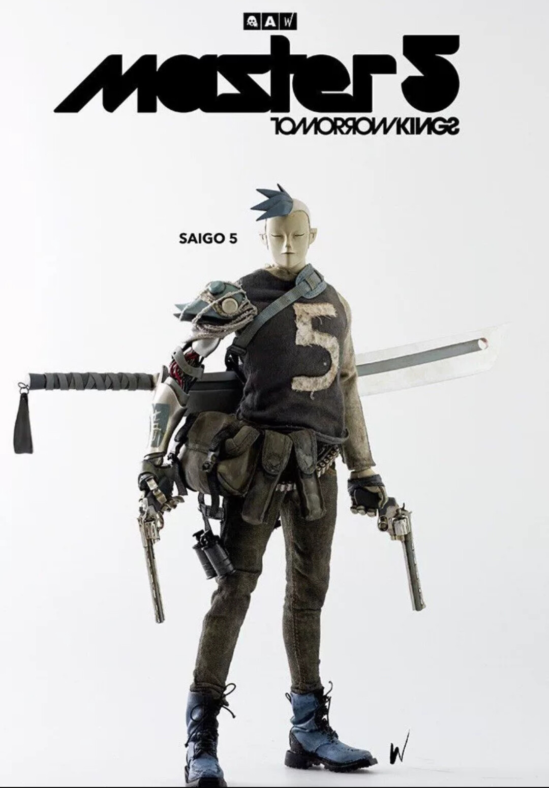 3A TOYS Tomorrow Kings Seven Bones 1/6 Saigo 5 Action Figure Model In ...