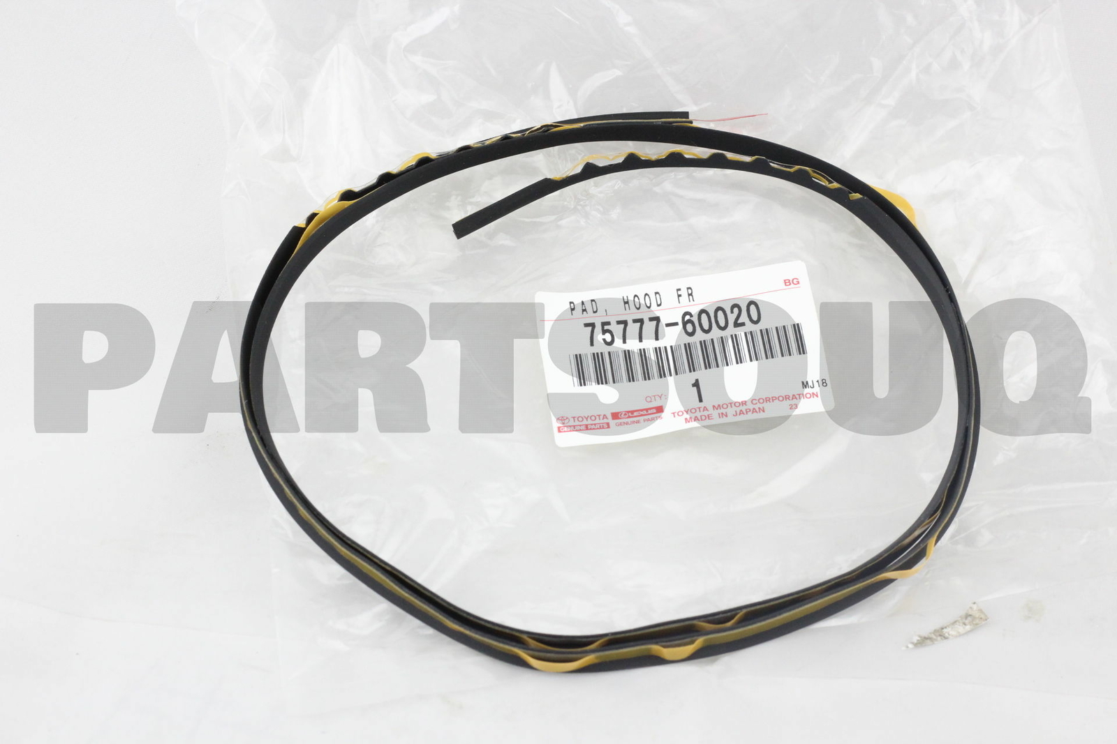 7577760020 Genuine Toyota PAD, HOOD FRONT MOULDING 75777-60020 | eBay