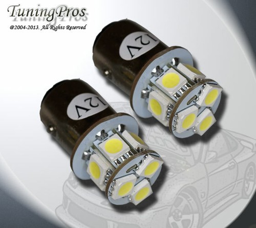 (1 Pair) Set of 2 pc Tail Light 1157 9 SMD White LED Light Bulb 2057 ...