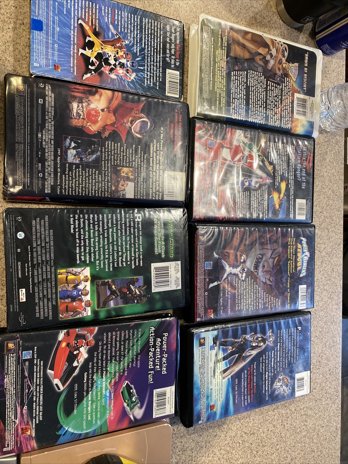 Mighty Morphin Power Rangers 1990's LOT of 8 VHS Tapes | eBay