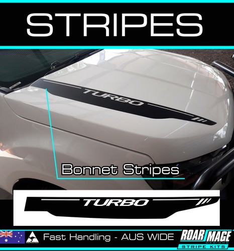 AM BONNET stripes kit decals stickers fit 2015-2021 Ford Ranger 4wd 4x4 ...