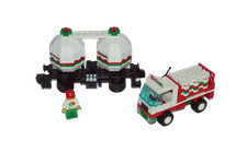 LEGO 4537 Octan Twin Tank Rail Transport Instructions and Parts List