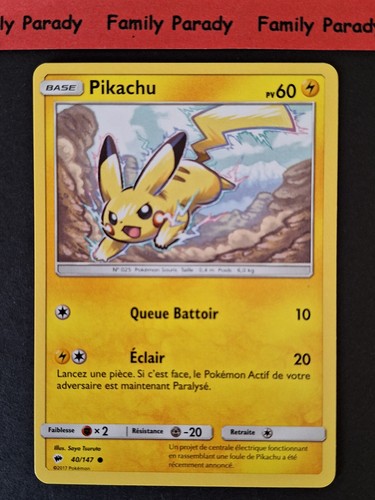Pikachu 60pv 40/147 SL3 Shades Ardentes Pokemon Card French | eBay