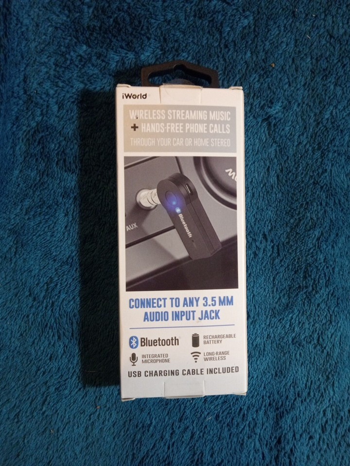 Iworld wireless audio car kit hands-free calls stream music Free ...