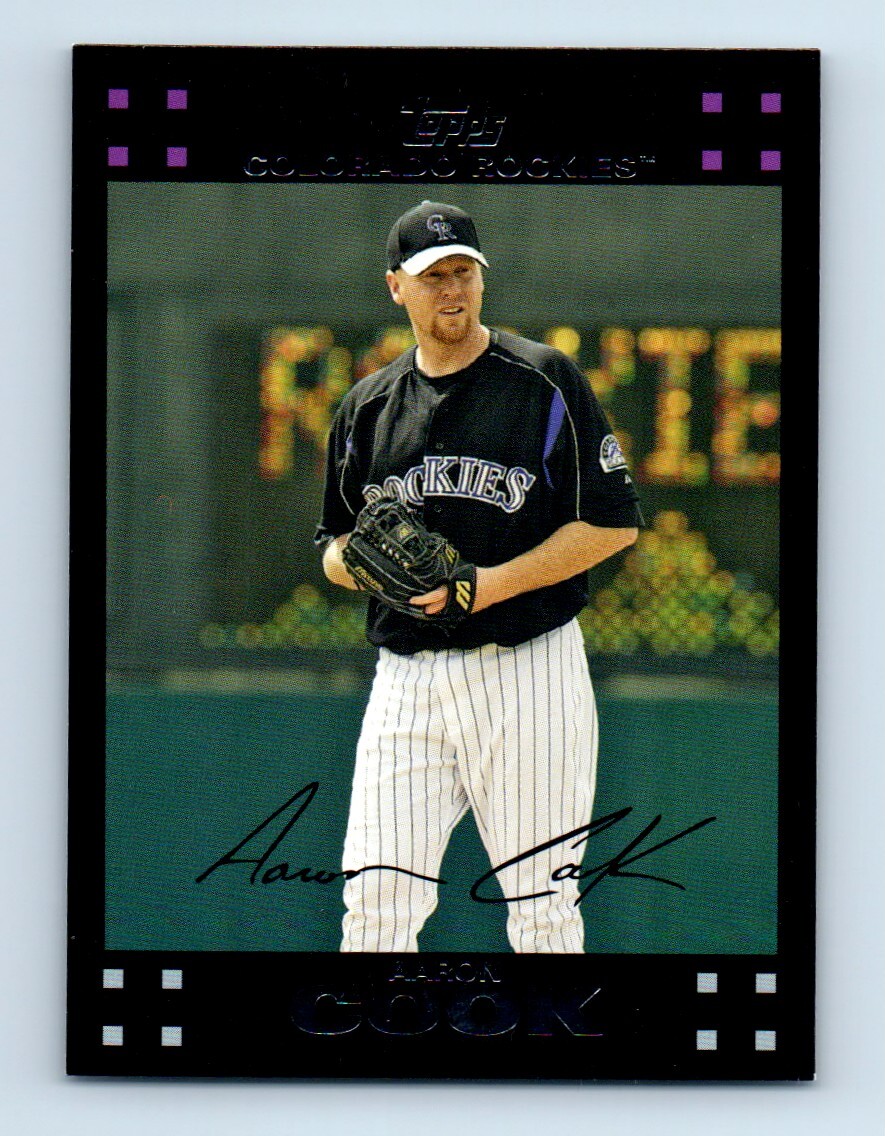 2007 Topps Aaron Cook Colorado Rockies #415 | eBay