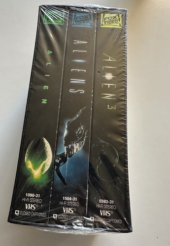 1979 Alien VHS CBS FOX Video New Factory Sealed With Water Marks 1992 ...