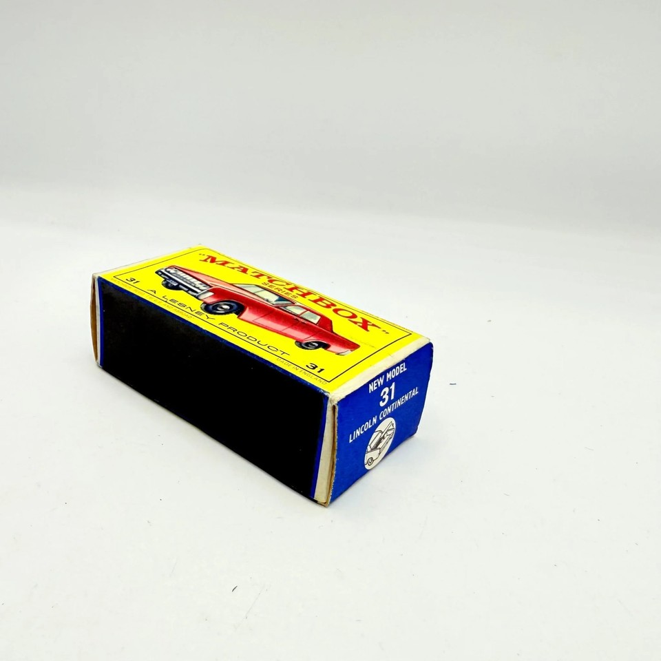 Matchbox Lesney 31c Lincoln Continental Matchbox Regular Wheels | eBay