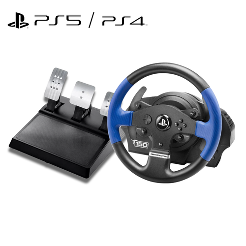 Thrustmaster T150 Steering Wheel + T300 RS Pedals PS4 PS5 PC Compatible ...