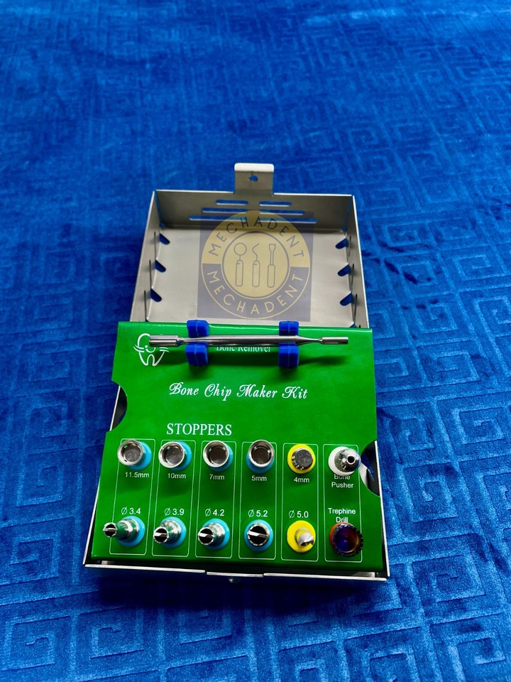 Dental Implant Bone Chip Collector kit with Stoppers Collector and ...