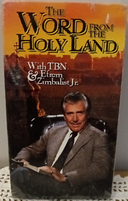 VHS Tape The Word from the Holy Land with TBN & Efrem Zimbalist Jr ...