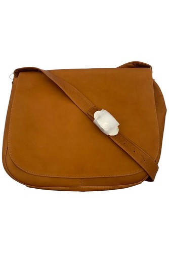 Le Donne Leather Classic Full Flap Shoulder Bag Tan | eBay